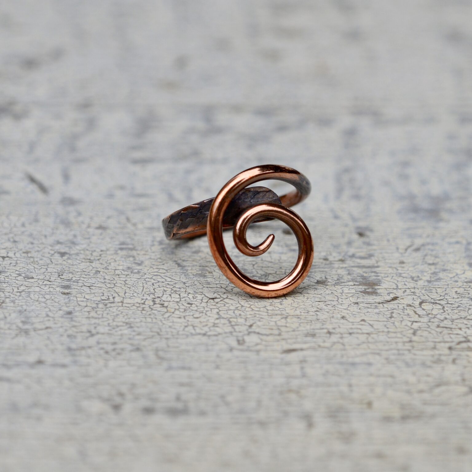 Large Spiral Copper Rings Sincerely Sarah Jewelry Large Spiral Copper Rings Sincerely Sarah Jewelry